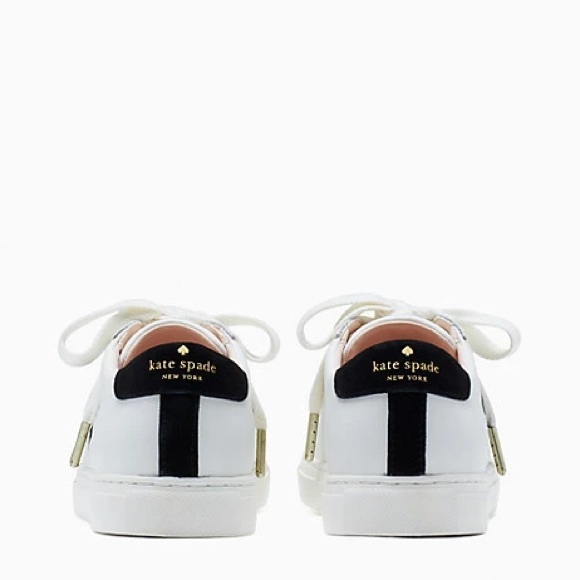kate spade | Shoes | Kate Spade Signature Fez Court Leather Lowtop ...